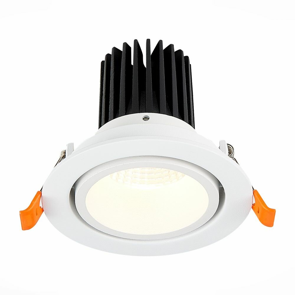 ST705.538.10 ST-Luce Св-к встр. Белый LED 1*10W 3000K 750Lm Ra>90 38° IP20 D102xH85 170-240V.