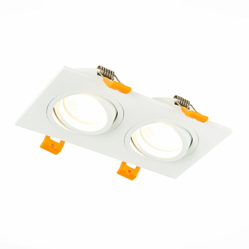 ST251.508.02 ST-Luce Св-к встр. Белый GU10 2*50W IP20 L170xW92xH27 220V Без ламп.