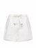Шорты Moncler San Gallo eyelet drawstring shorts, размер 38, бежевый/белый