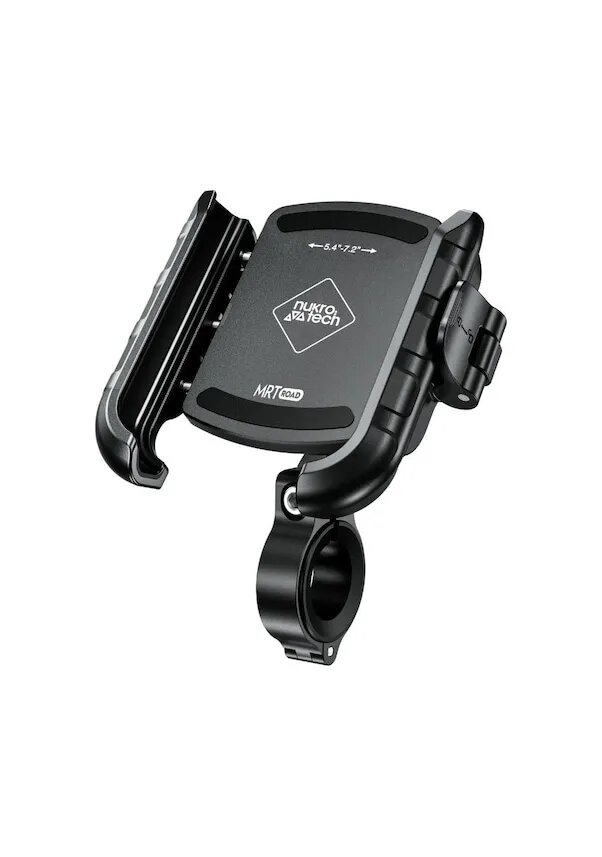 Гнездо для мобильного телефона Nukrotech MRT Road с 4-шарнирным амортизационным модулем для установки на мотоцикл, обеспечивающее надежную фиксацию
