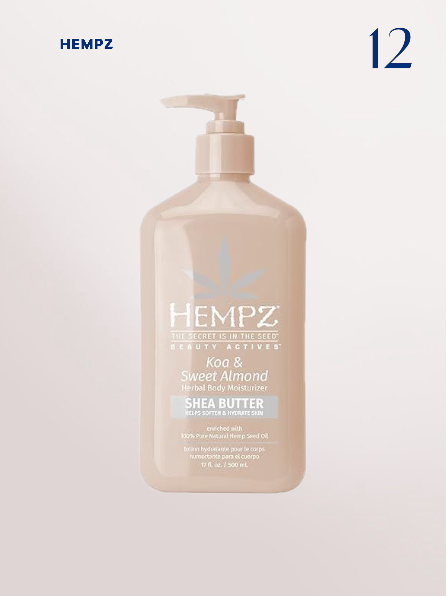 HEMPZ koa & sweet almond smoothing lotion - Коа и сладкий миндаль, лосьон для тела, 500мл