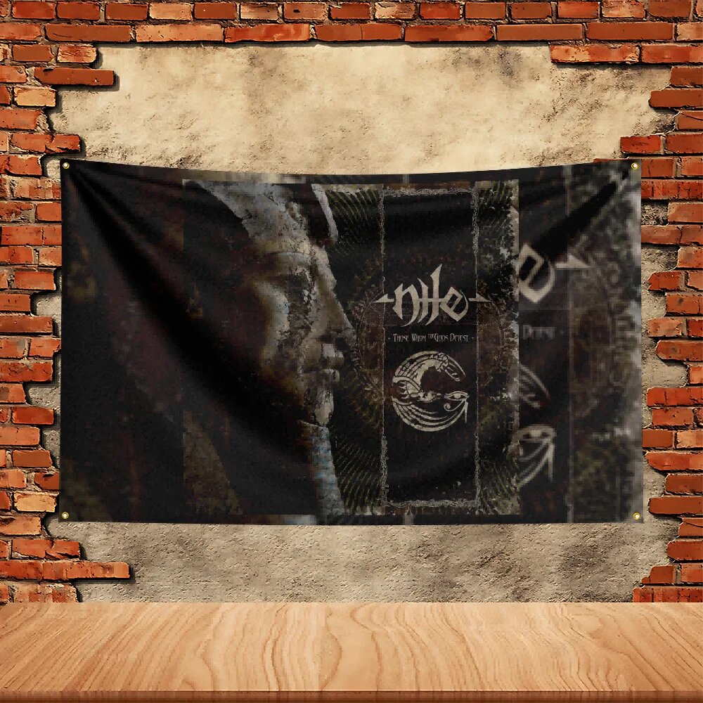 90X150ft Nile Band Прапор для вечеринки Полиэстер Печатный флаг Баннер Гобелен для украшения сада Гараж Концертный флаг