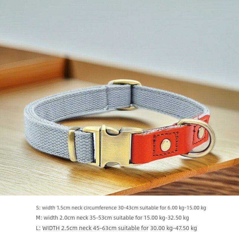 Ошейник для собак: для корги, шиба-ину, маленьких собак, для грейхаундов, средних и крупных собак, холщовый