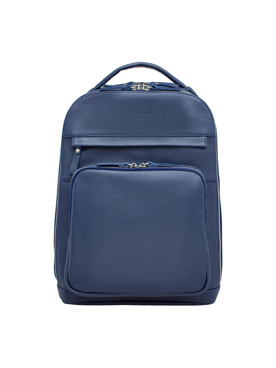 Рюкзак LAKESTONE Garrard Dark Blue, 100% кожа, мужской, синий