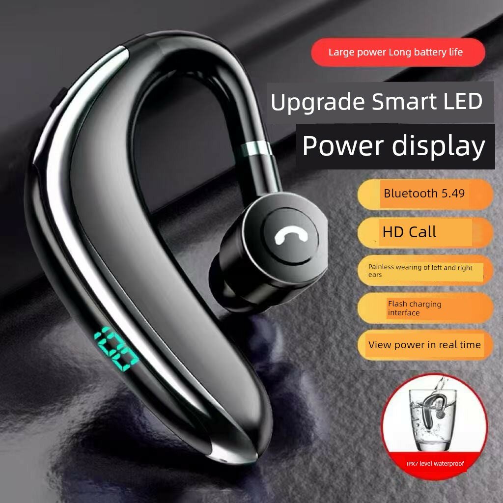 Беспроводные наушники Bluetooth In-Ear Knight Black умный дисплей электропокрытие
