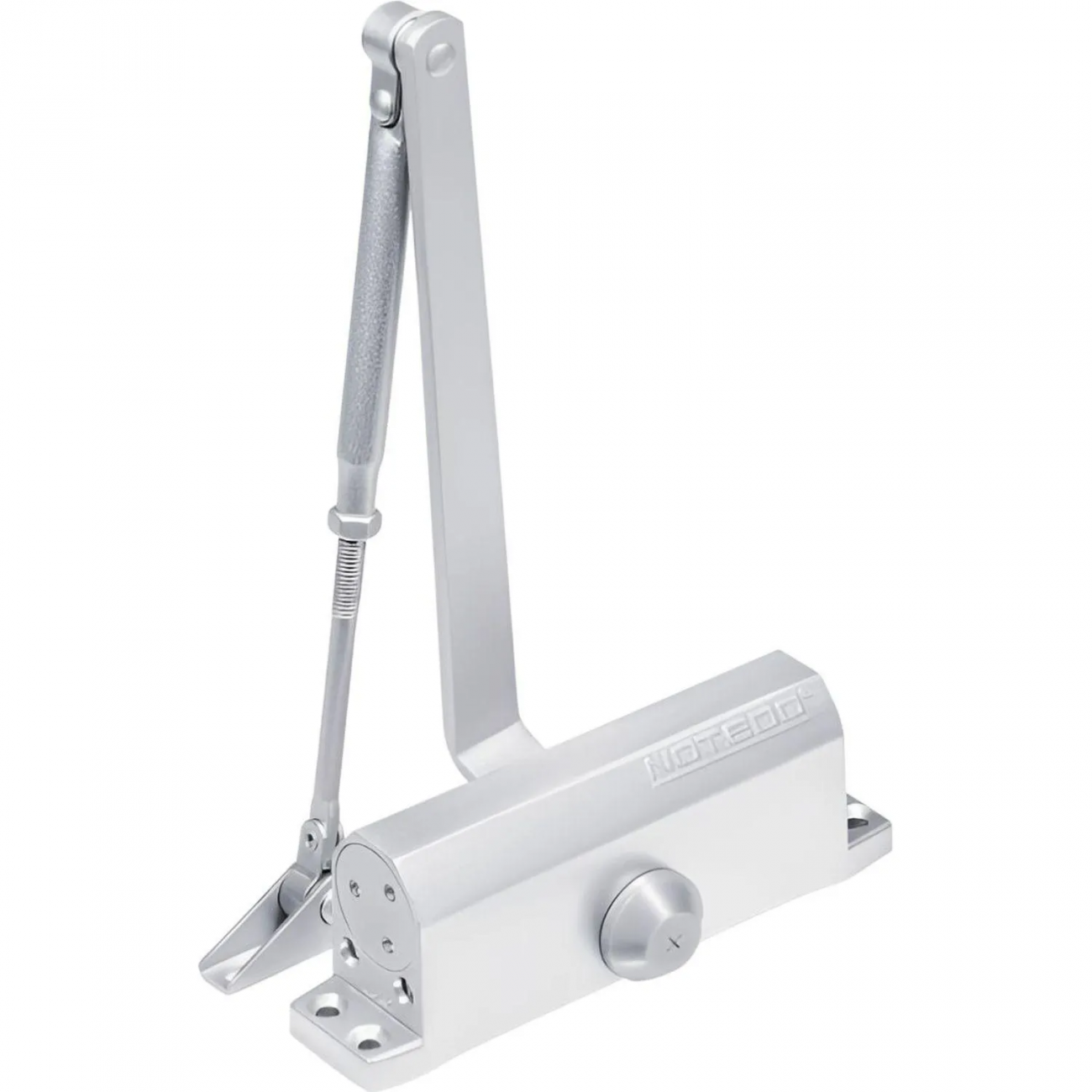 Доводчик дверной NOTEDO DC-090 SILVER  60-130 кг сереб. (10) 2212517 7331