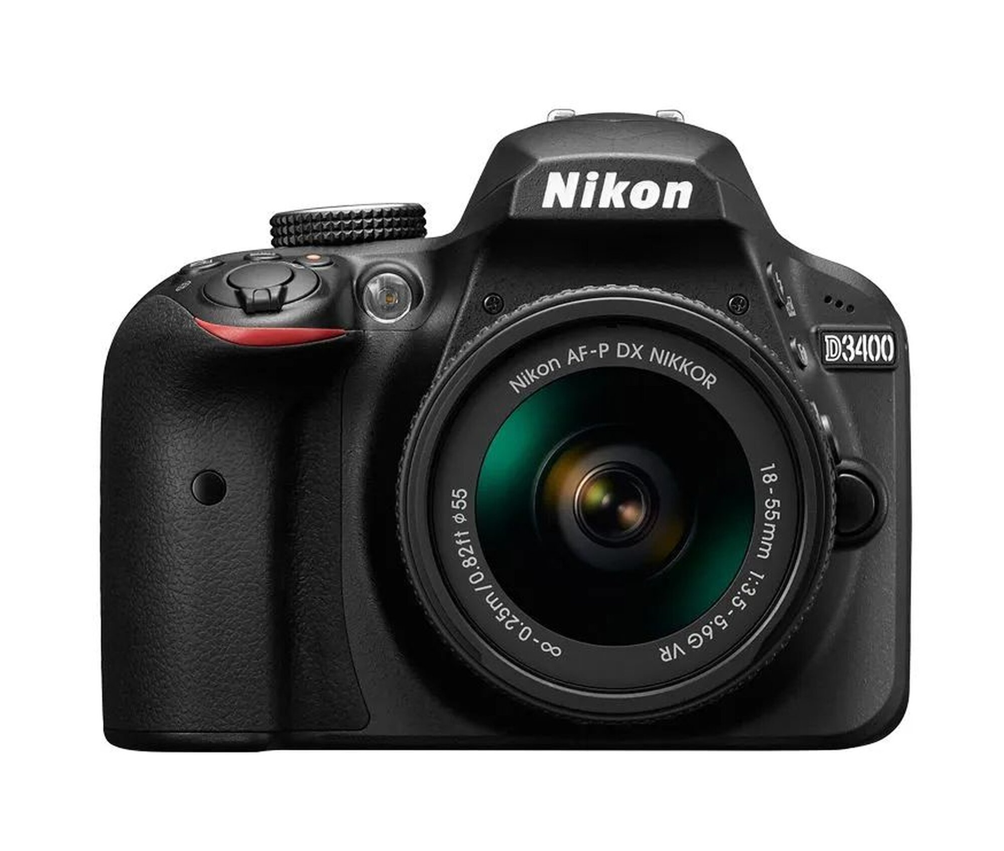 Фотоаппарат Canon Nikon D3400 Kit 18-55mm, зеркальный, 24 МП, Full HD, 11-точечный автофокус