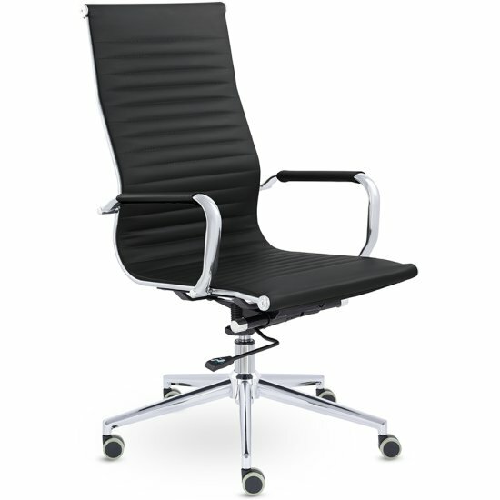 Кресло офисное Utfc СН-300 Кайман В soft хром Ср S-0401 (черный)