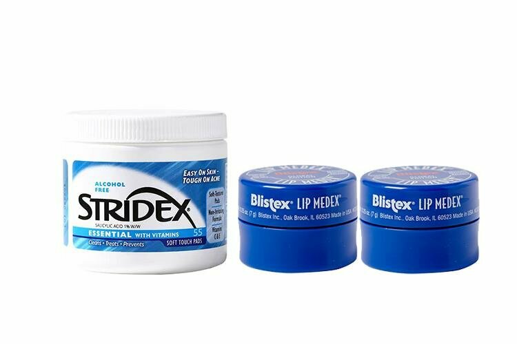 Салициловая кислота STRIDEX контроль жирности для кожи склонной к акне, 55 шт.