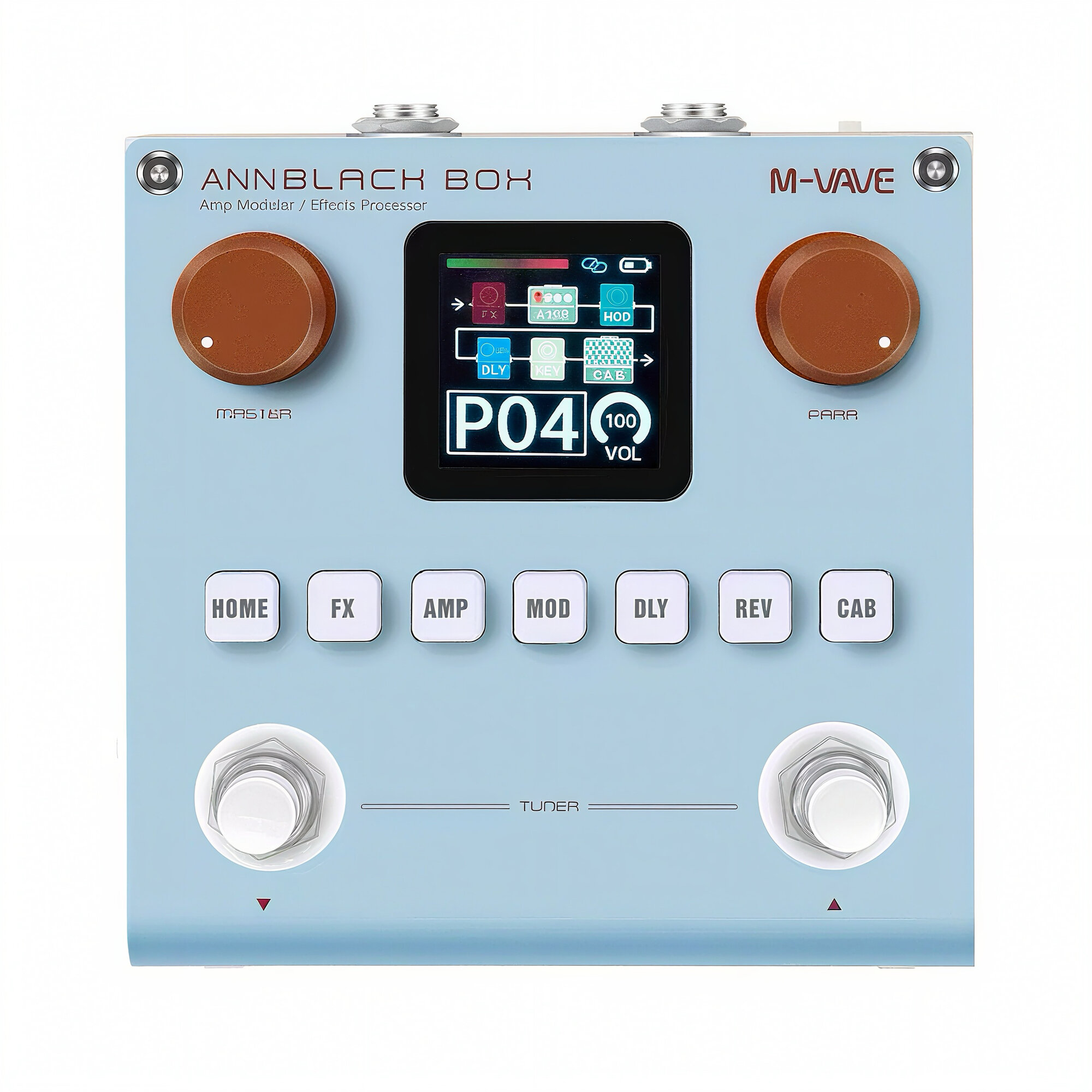 M-VAVE Blackbox/Annblack box AMP Modeler для электрогитары, annblack box
