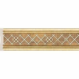 Багет Cosca Бордюр 80-1 Трельяж Античное Золото W1080-1/G327 / Коска.