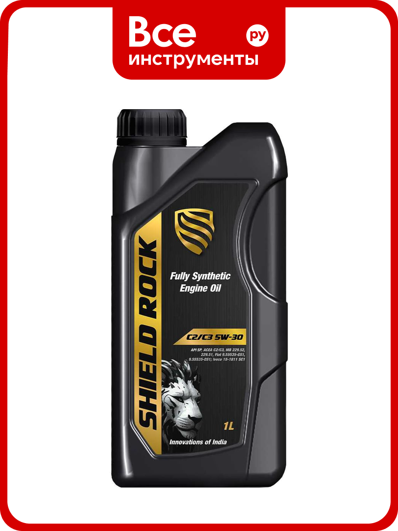 Моторное масло Shield Lubricants SHIELD ROCK C2/C3 5W-30 1 л 351155, защищенная