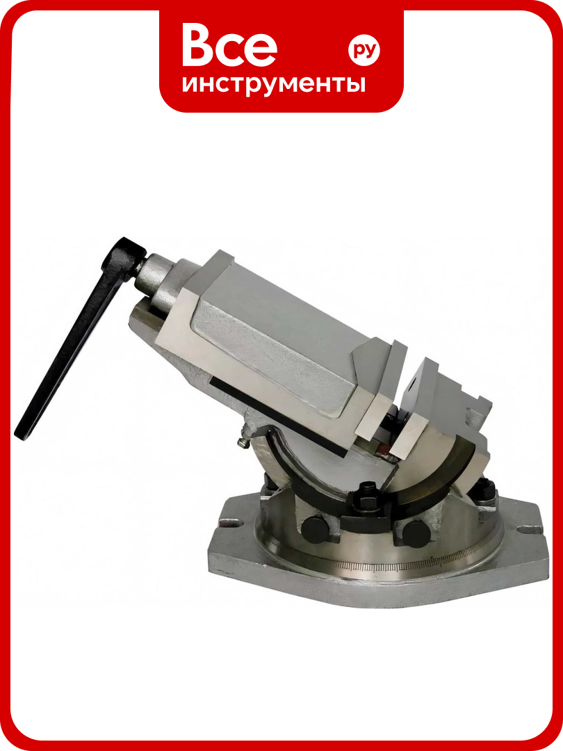 Станочные тиски GRIFF глобусные 160мм, Amax-125мм, вес-30.4кг, поворотные, серия