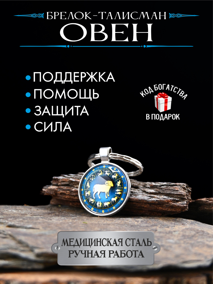 Брелок-талисман для знака зодиака Овен для защиты и поддержки