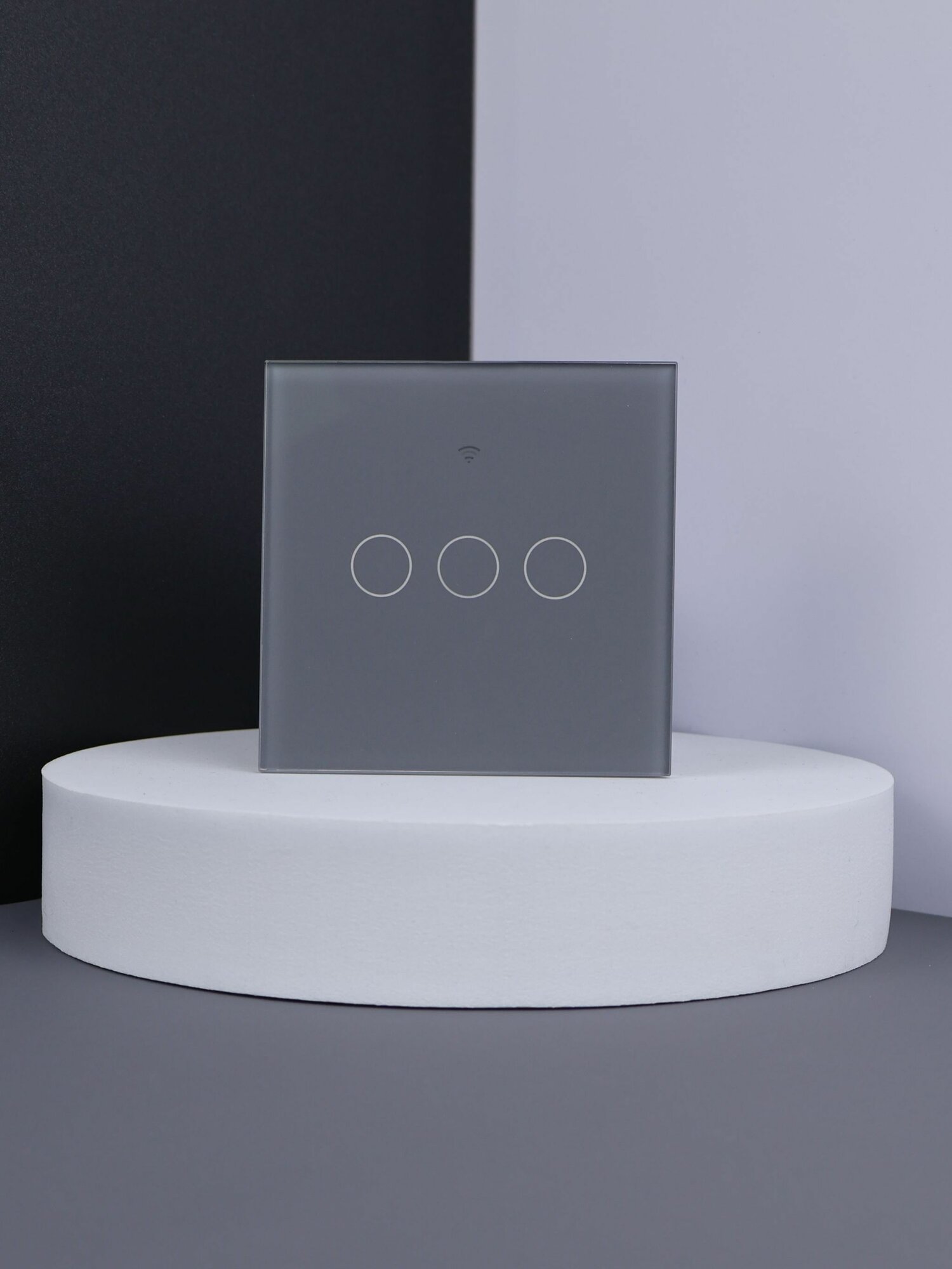 Умный переключатель iFEEL, управление через Wi-Fi, сенсорный, серый
