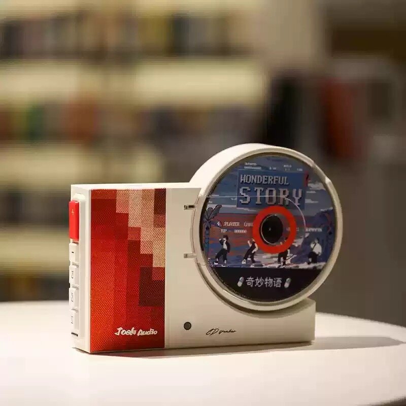 CD-плеер TARRE Berlin Sound, настенный/настольный HiFi Bluetooth-колонка, с пультом, встроенная батарея 4000 мАч, MP3