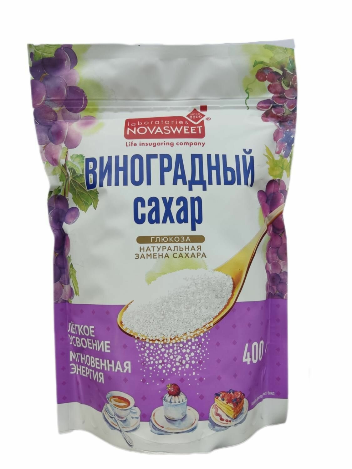 NOVASWEET Виноградный Сахар Глюкоза 400гр