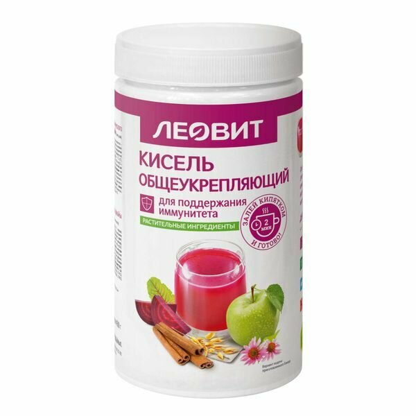 Кисель общеукрепляющий Леовит банка 400г