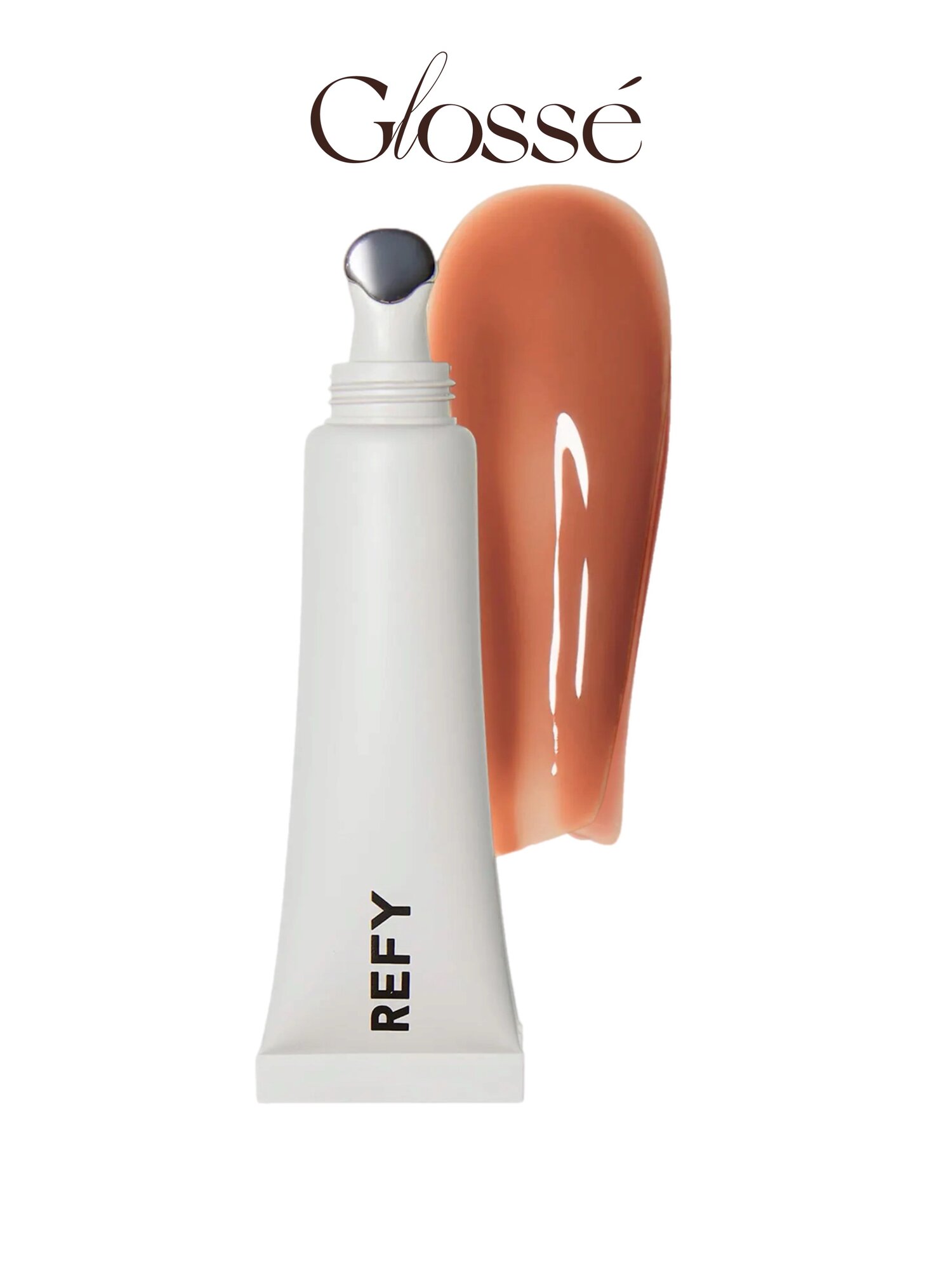 REFY блеск для губ Lip Gloss with Hyaluronic Acid, оттенок Fawn - medium, 13 мл.