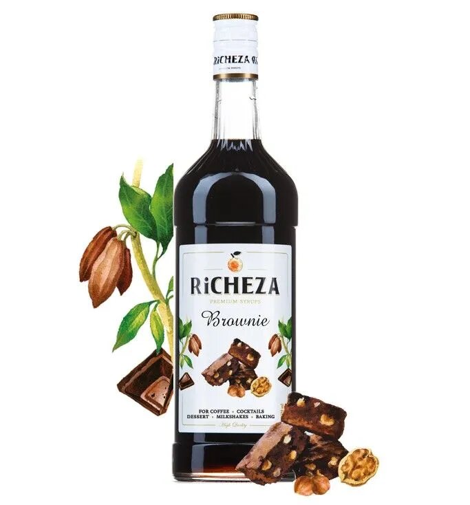 Сироп RICHEZA Брауни 1л