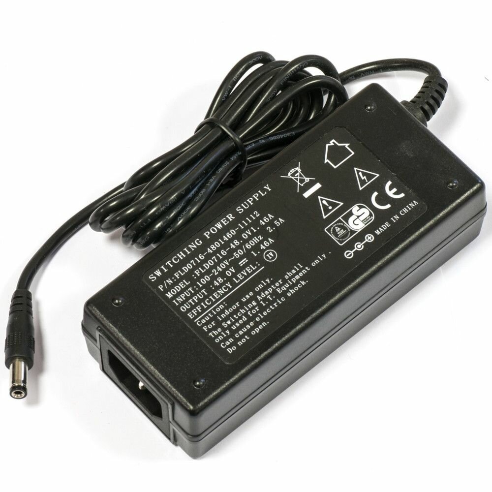 Mikrotik 48POW блок питания адаптер 48В 1.46А 70Вт для сетевого оборудования RouterBoard