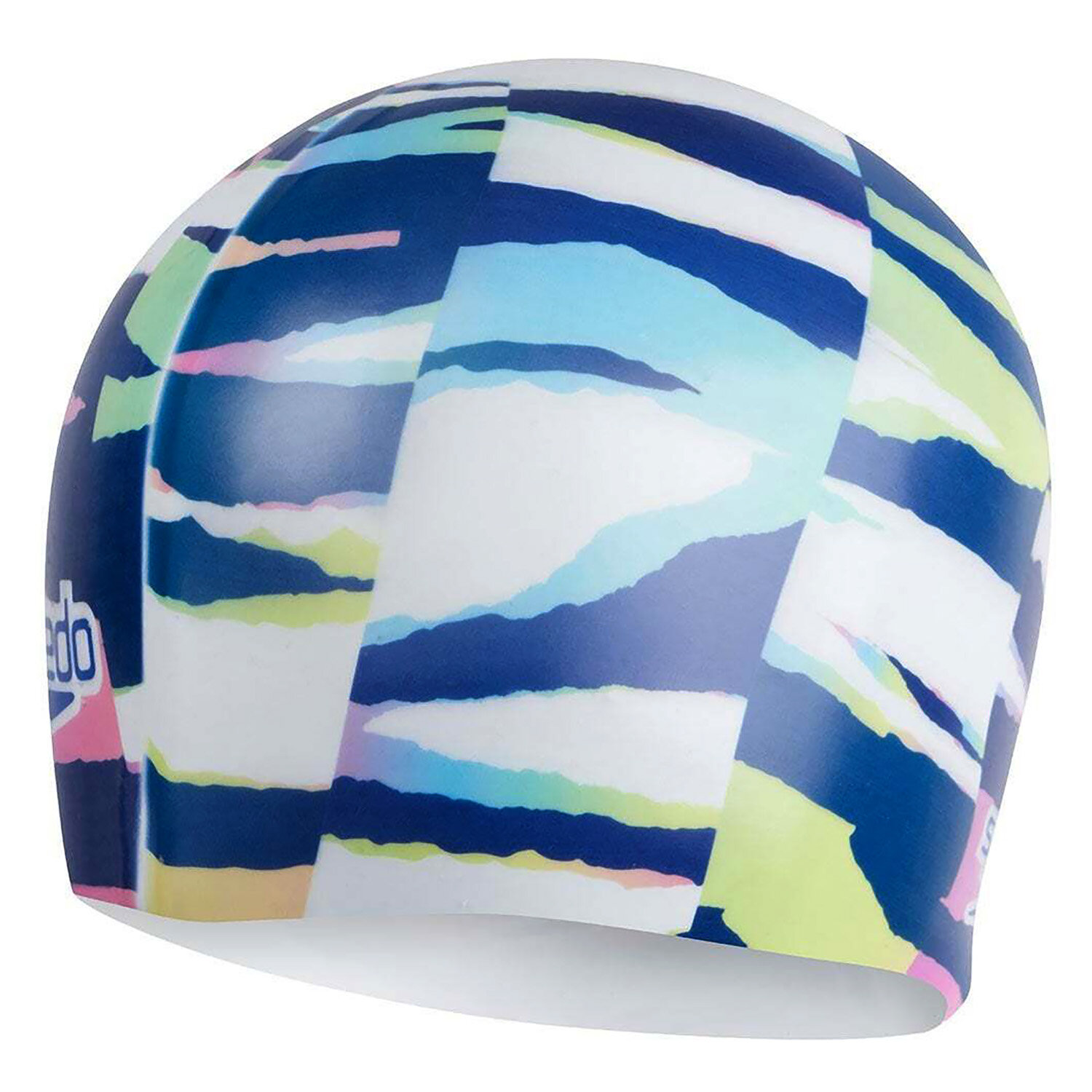 Шапочка для плавания Speedo Digital Printed Cap White/Blue