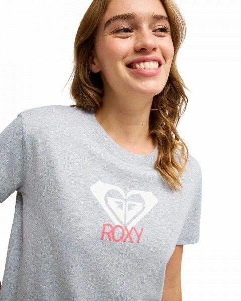 Футболка ROXY, размер XS, серый — фото 1