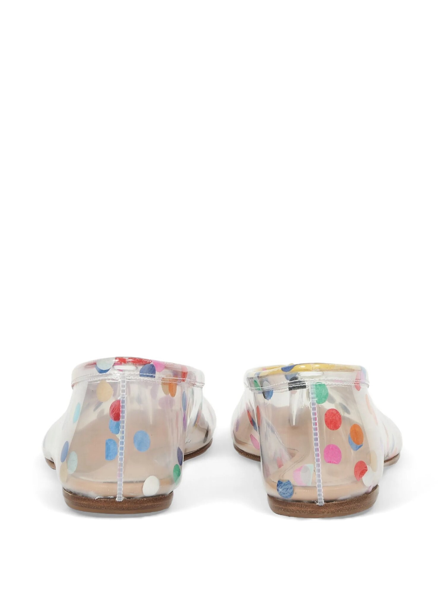 Балетки Maison Margiela Confetti-print tabi-toe ballet flats, размер 38 EU, разноцветный — фото 1