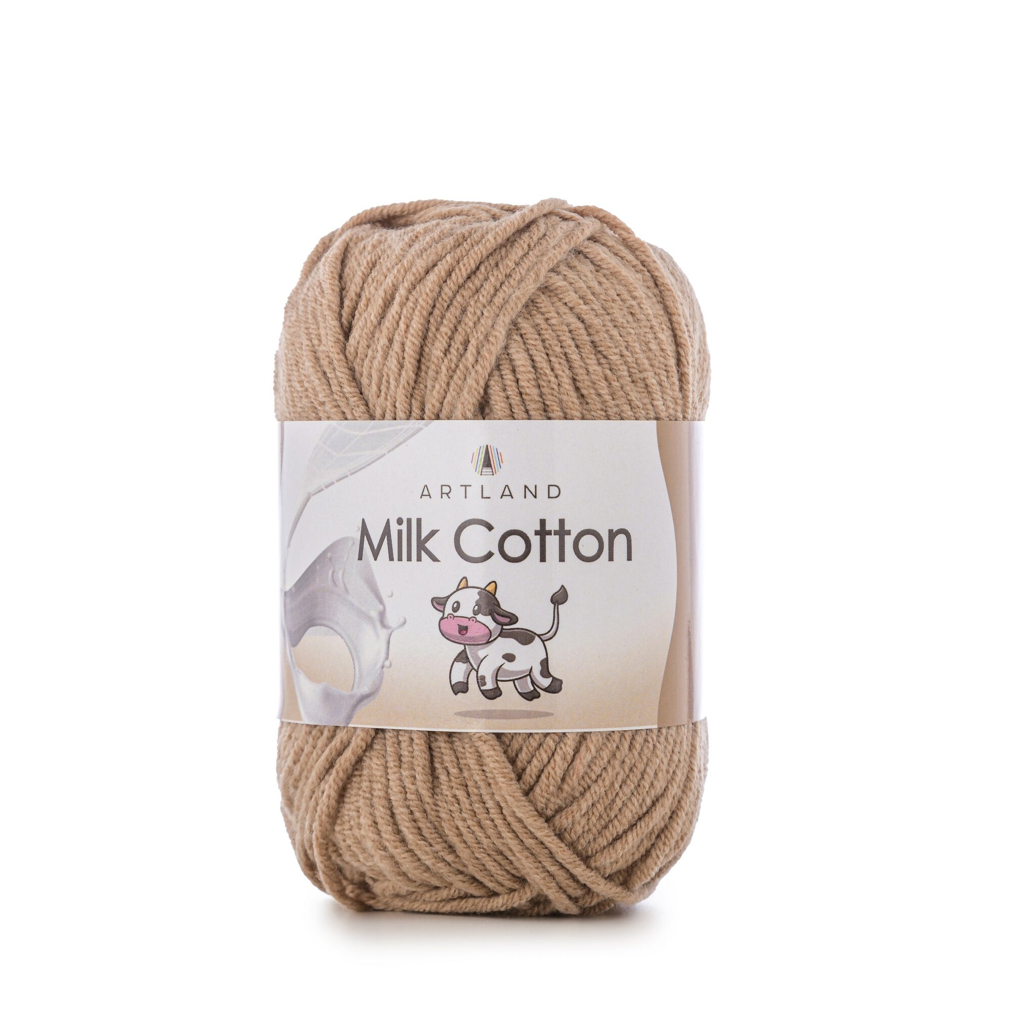 Пряжа для вязания Artland Milk Cotton 3 мотка (100 м, 50 гр), цвет 41 Бежевый