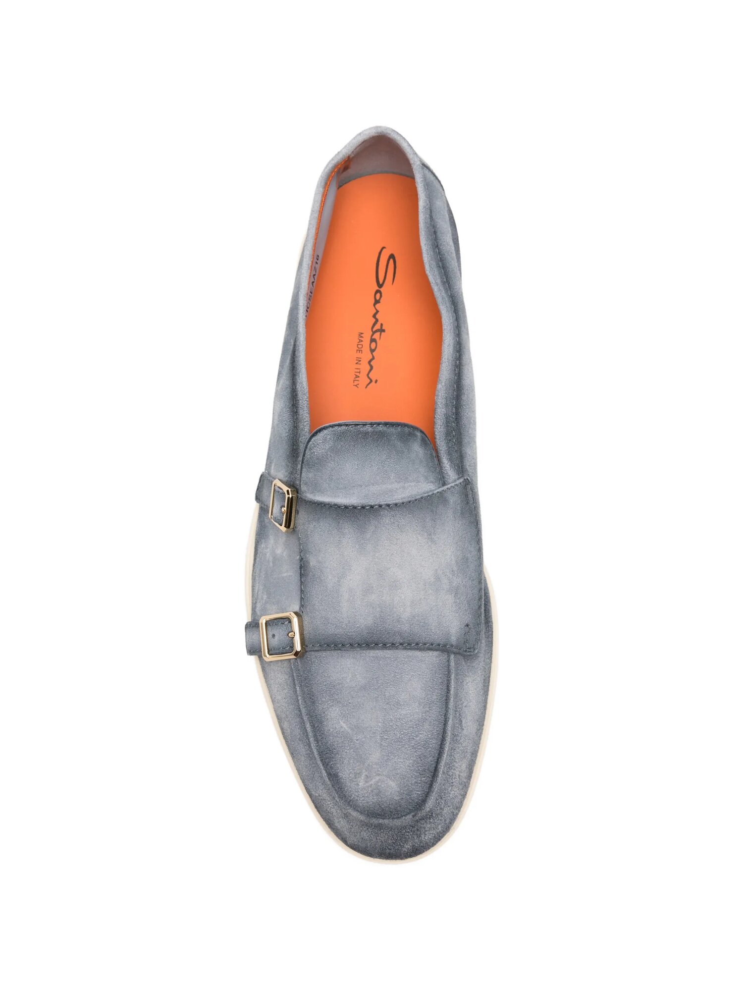 Туфли Santoni Double-strap monk shoes, размер 7.5, blue — фото 1