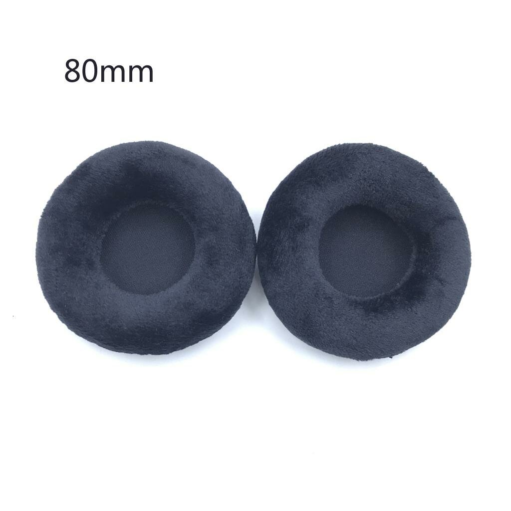 Велюровые амбушюры для наушников (2 шт.), 80mm