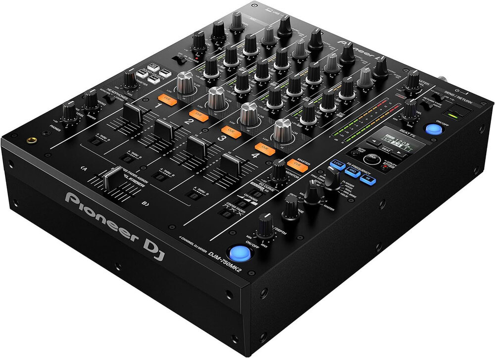Микшер Pioneer DJM-750MK2, 4- канальный, 20 Гц – 20 кГц .11 эффектов