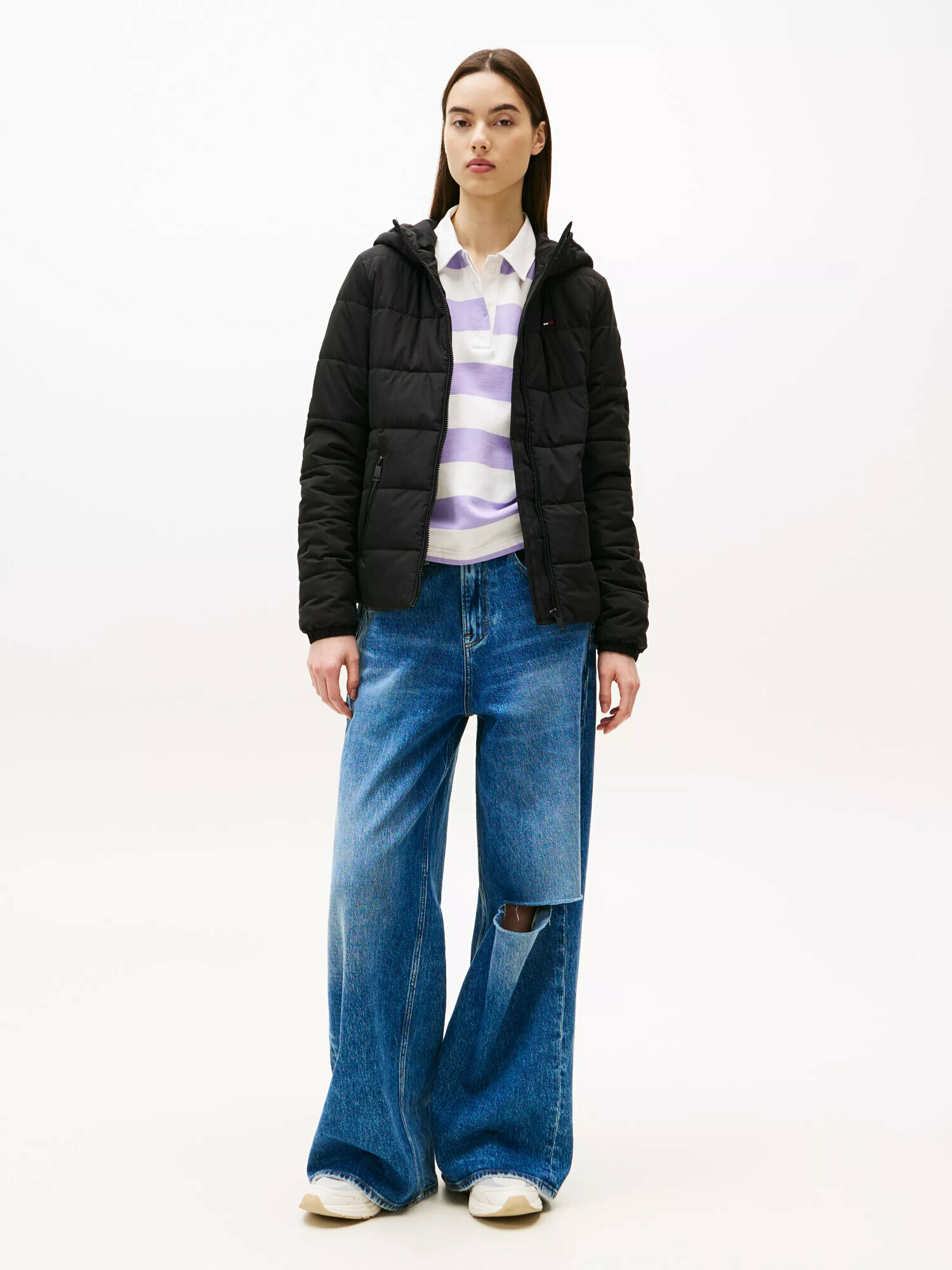 Куртка Tommy Jeans, размер S, черный — фото 1