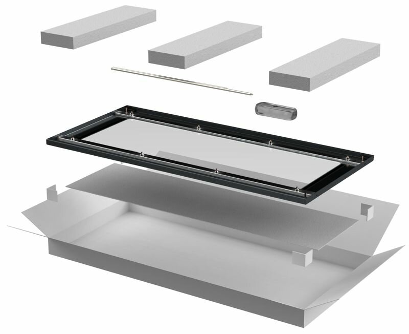 Дверь стеклянная для шкафа LINEA E 33U 600мм черн. ITK LE05-33U 600мм 6X-DR