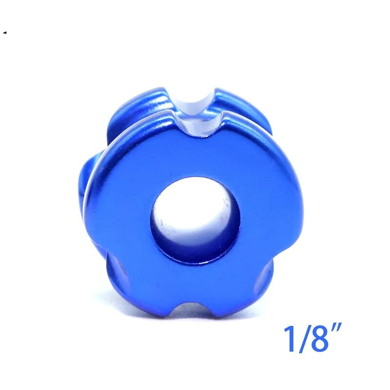 Синий пип-прицел для лука 1/8" Blue 5
