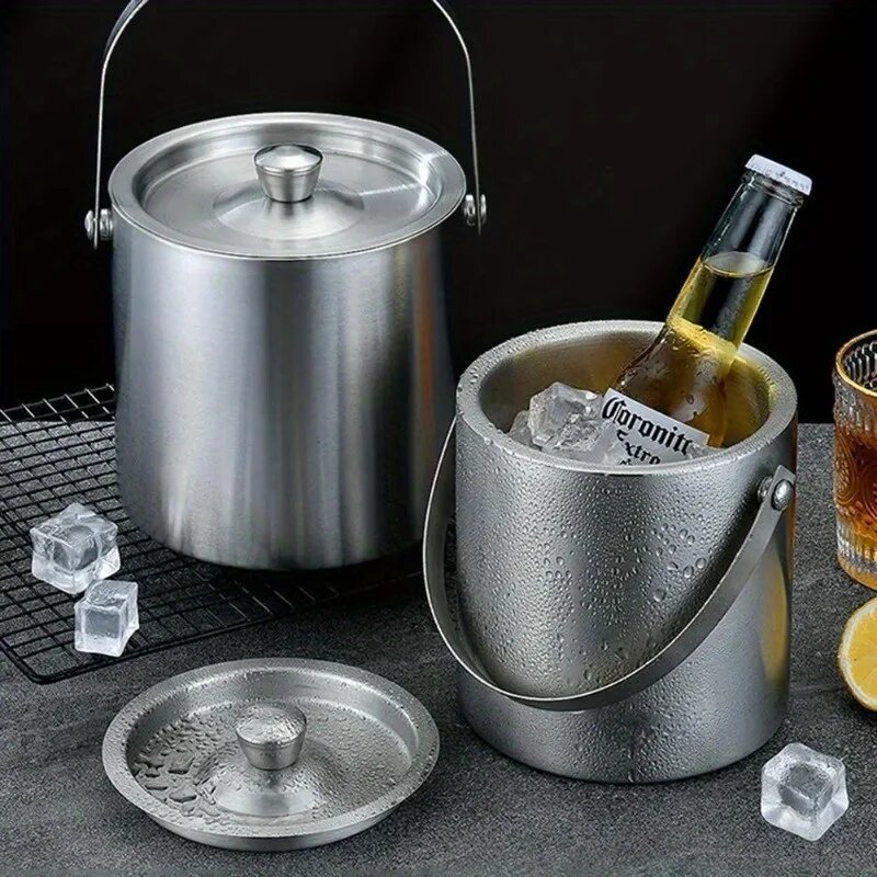 Ведро для льда из нержавеющей стали 2L