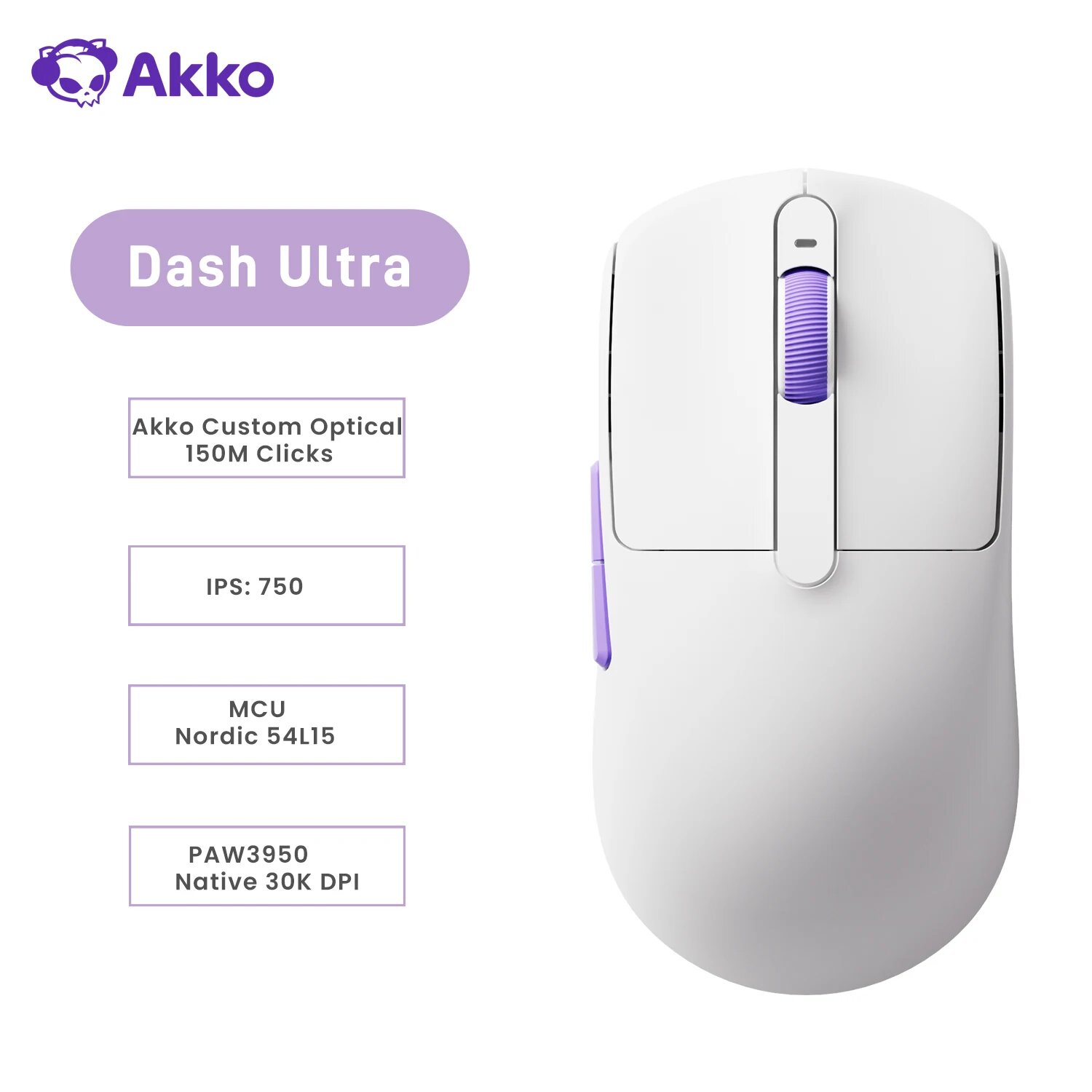 Akko Dash Ultra Беспроводная мышь, Ultra Akko Custom W
