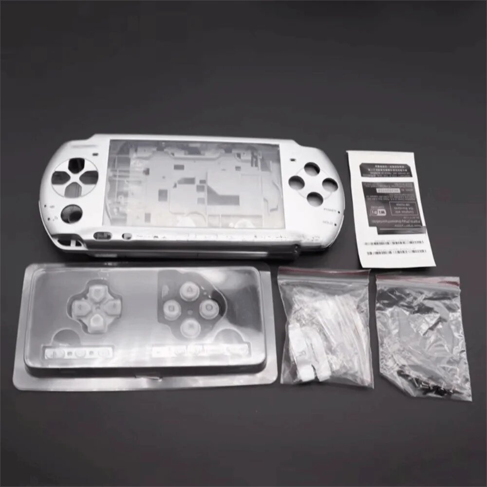 Защитный чехол для PSP3000, серебряный