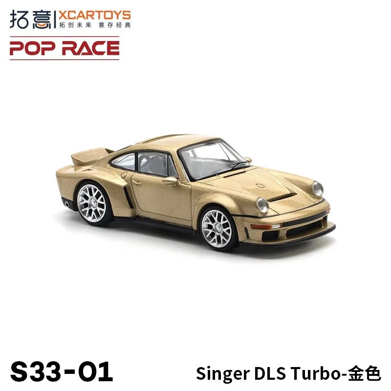 TSM 1:64 Porsche Singer DLS Turbo S33-01 Gold