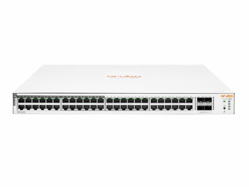 Коммутатор HPE JL815A Aruba Instant On 1830 48G 24p Class4 PoE 370W 4SFP Коммутатор Aruba Instant On 1830 48G 24p Class4 PoE 370W 4SFP