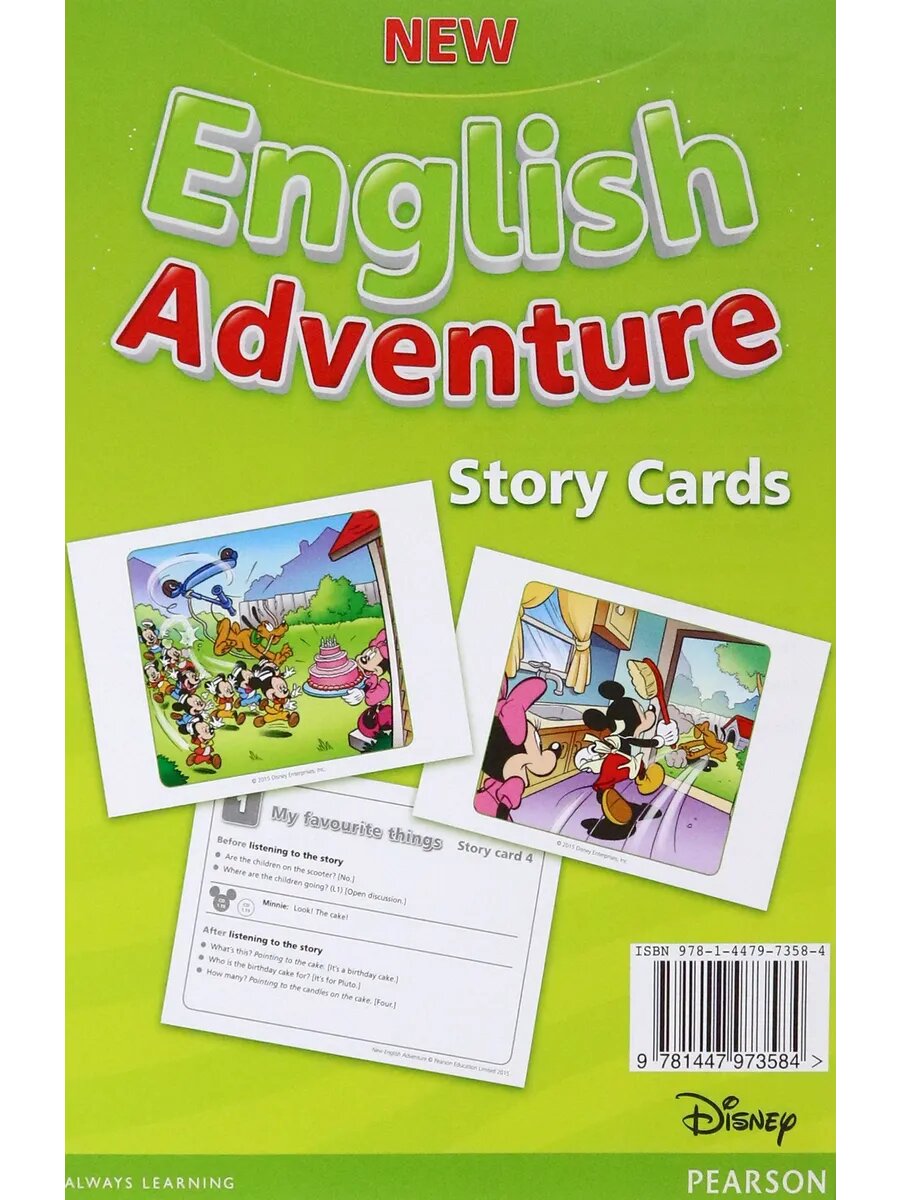 New English Adventure. Level 1. Story cards