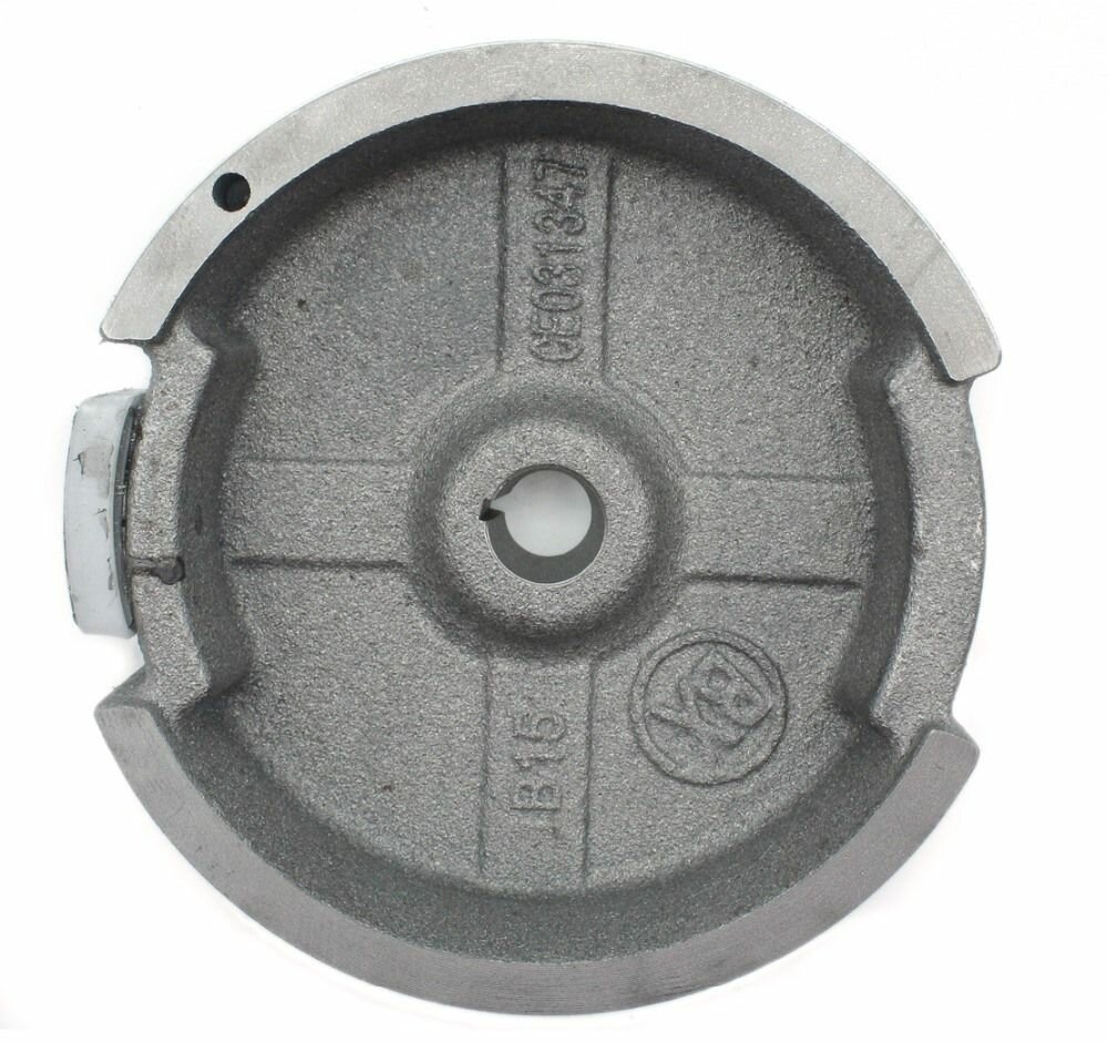 Маховик для двигателя Honda GX160, GX200, Lifan 168F, 168F-2, 170F, Champion G160HK / 200HK применяется для мотоблока / снегоуборщика / генератора / виброплиты / мотопомпы мощностью 5-7 л. с.
