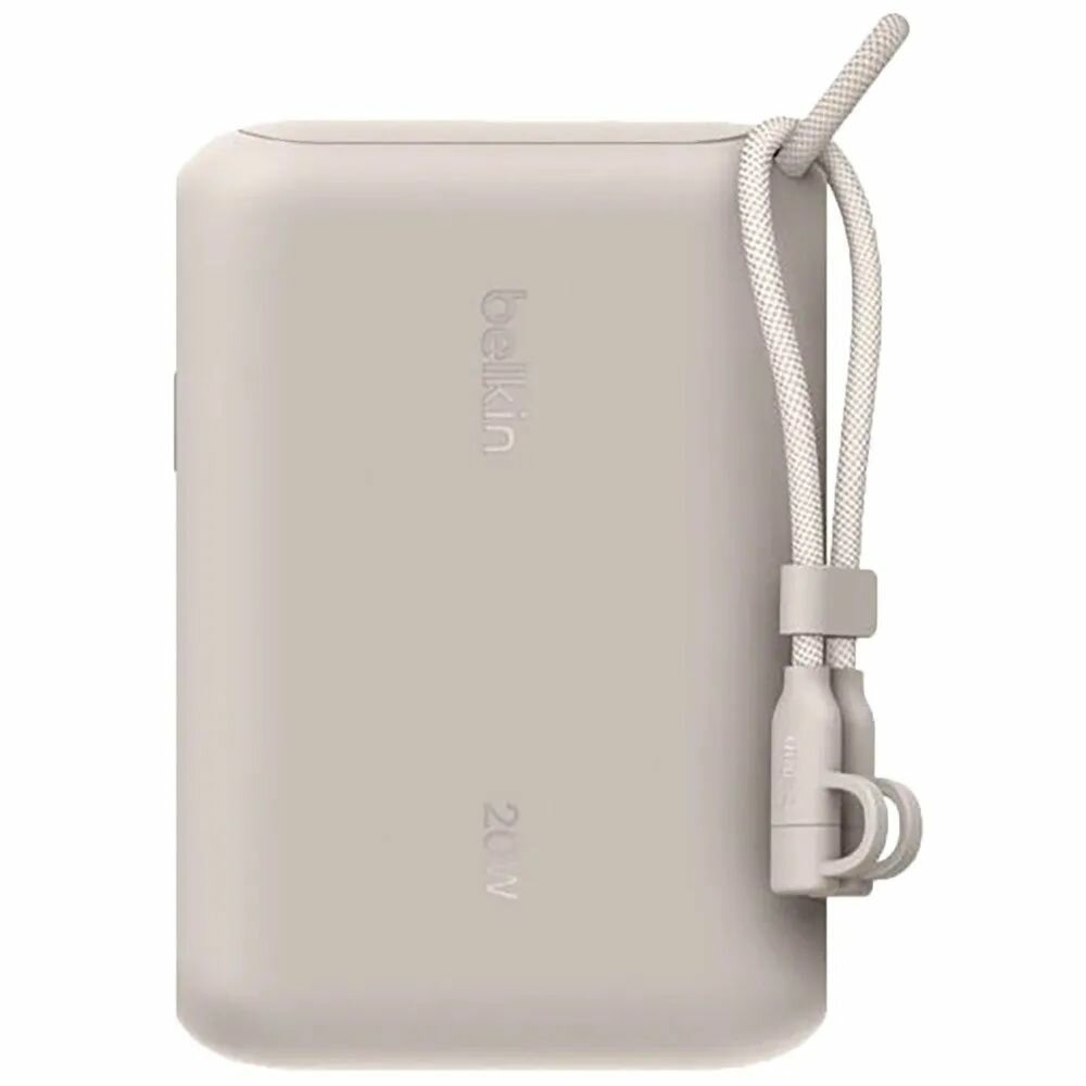 Внешний аккумулятор Belkin BoostCharge 10000 мАч песочно-бежевый (BPB027hqSD)