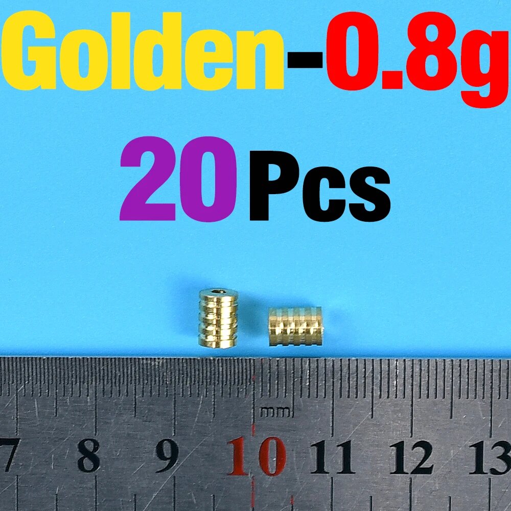 Грузила рыболовные медные Golden 0.8г 20шт