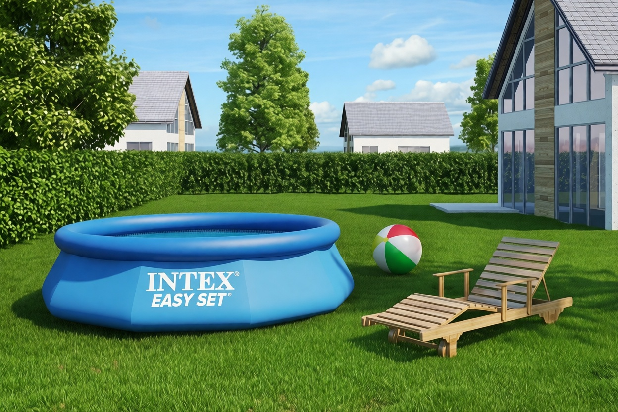 Бассейн надувной детский Intex "Easy Set" 366х76 см, 5621 л, от 6 лет, 28130