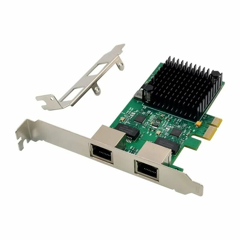 PCI-E X1 2.5G Gigabit Server Network Card RTL8125B Двухпортовая сетевая карта Ethernet Сетевая настольного сервера