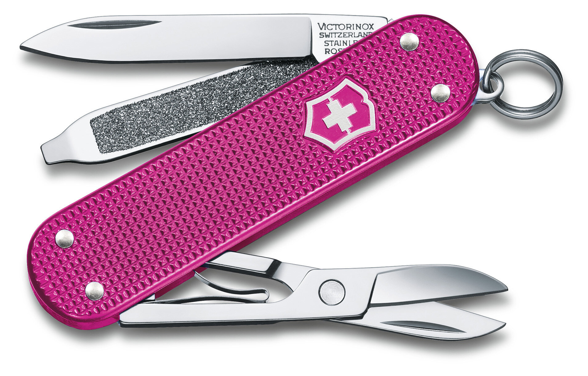 Нож перочинный VICTORINOX Classic SD Aloх Flamingo Party 58 мм, 5 функций, (0.6221.251G)