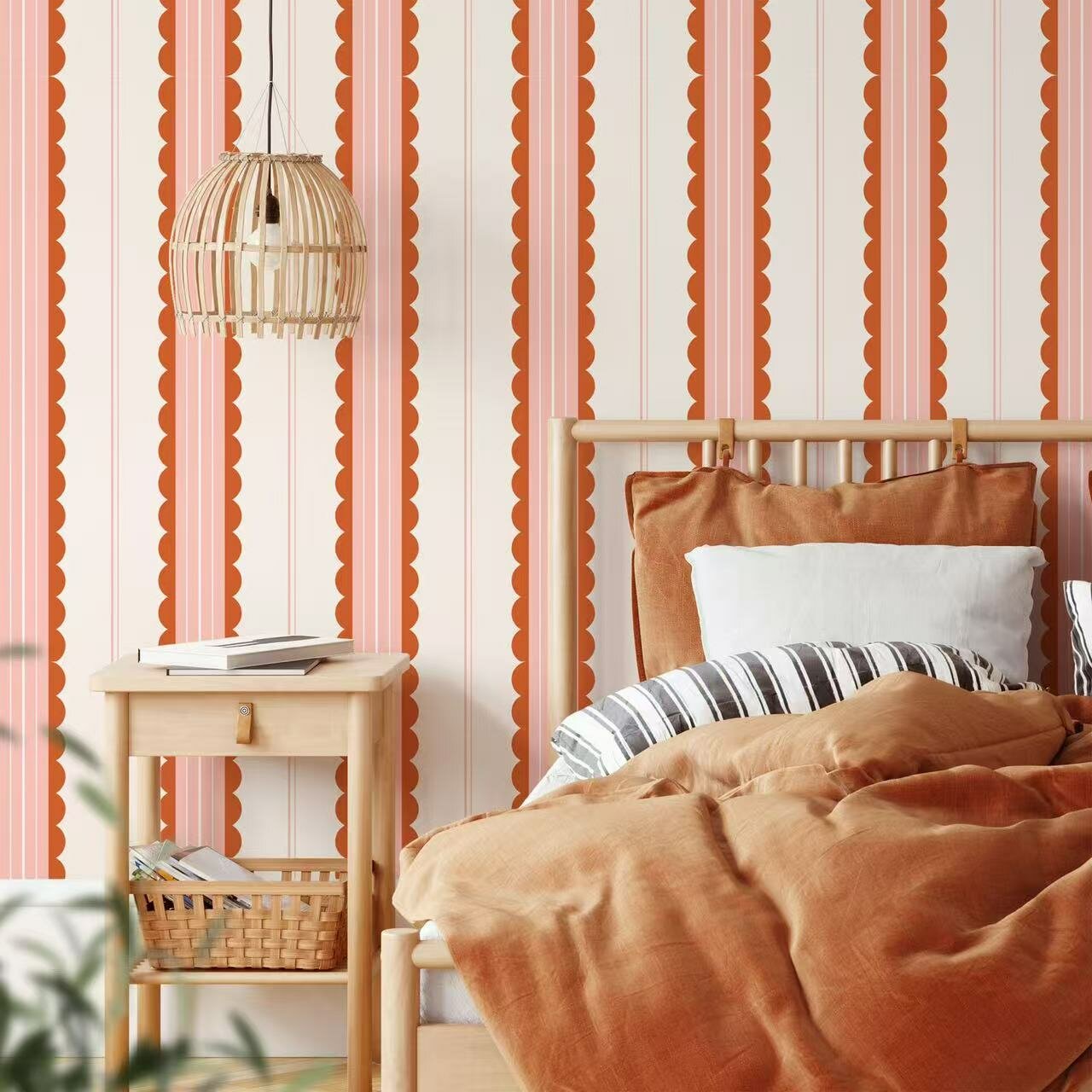 Бумажные обои Pixel&Wall, геометрический дизайн Tradition Un-paste, 45cm x 300cm