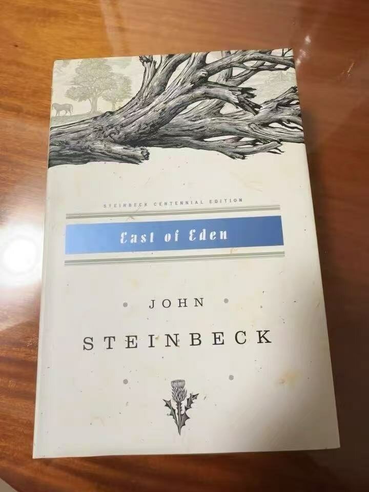 Книга East of Eden «Восток от Эдема» Джон Стейнбек на английском, твёрдая обложка, классика американской литературы