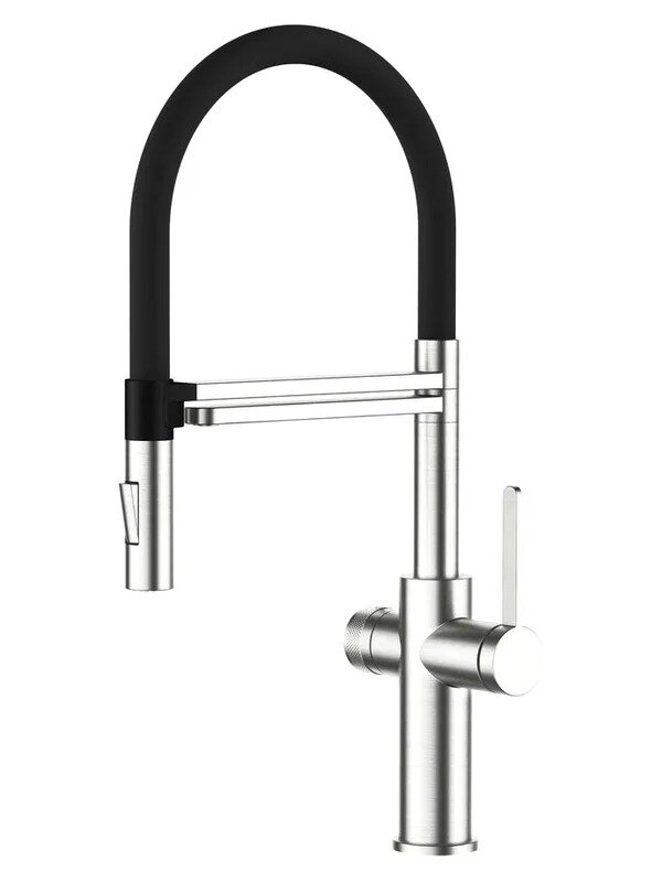 Смеситель для кухни Agger Elegant A3252500 с гибким изливом, хром глянцевый